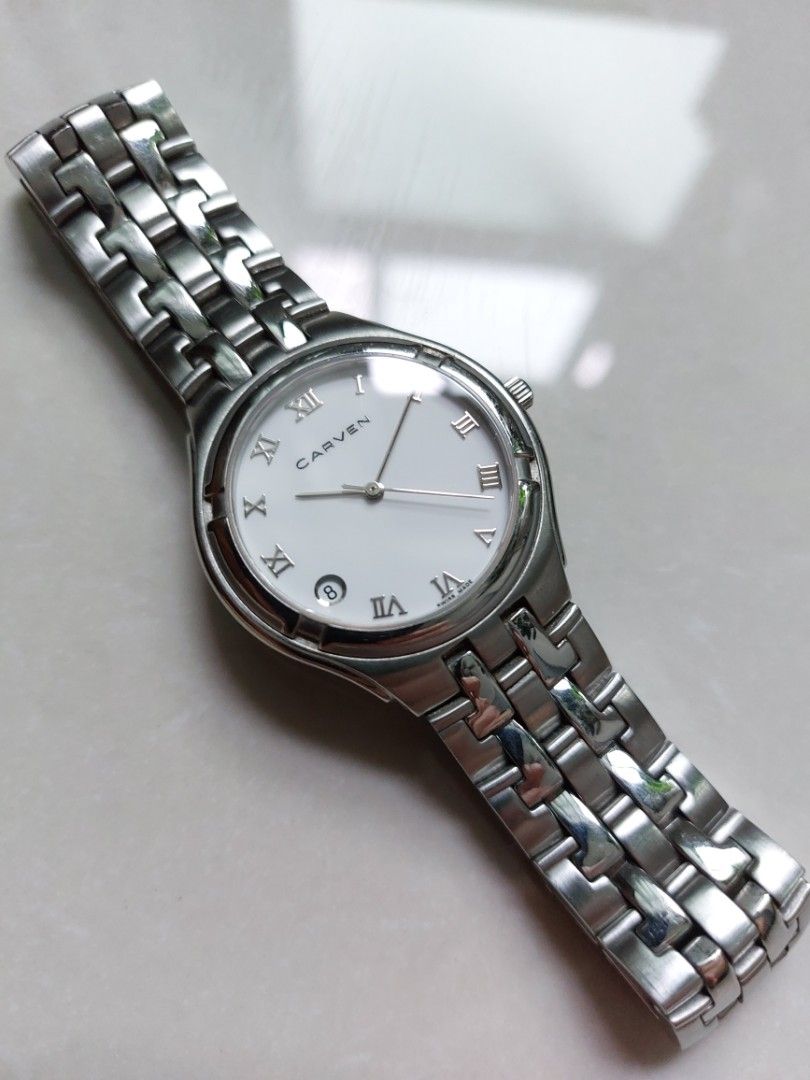 Carven Swiss Made 688 Series Ladies Women Luxury Stainless Steel Watch ...