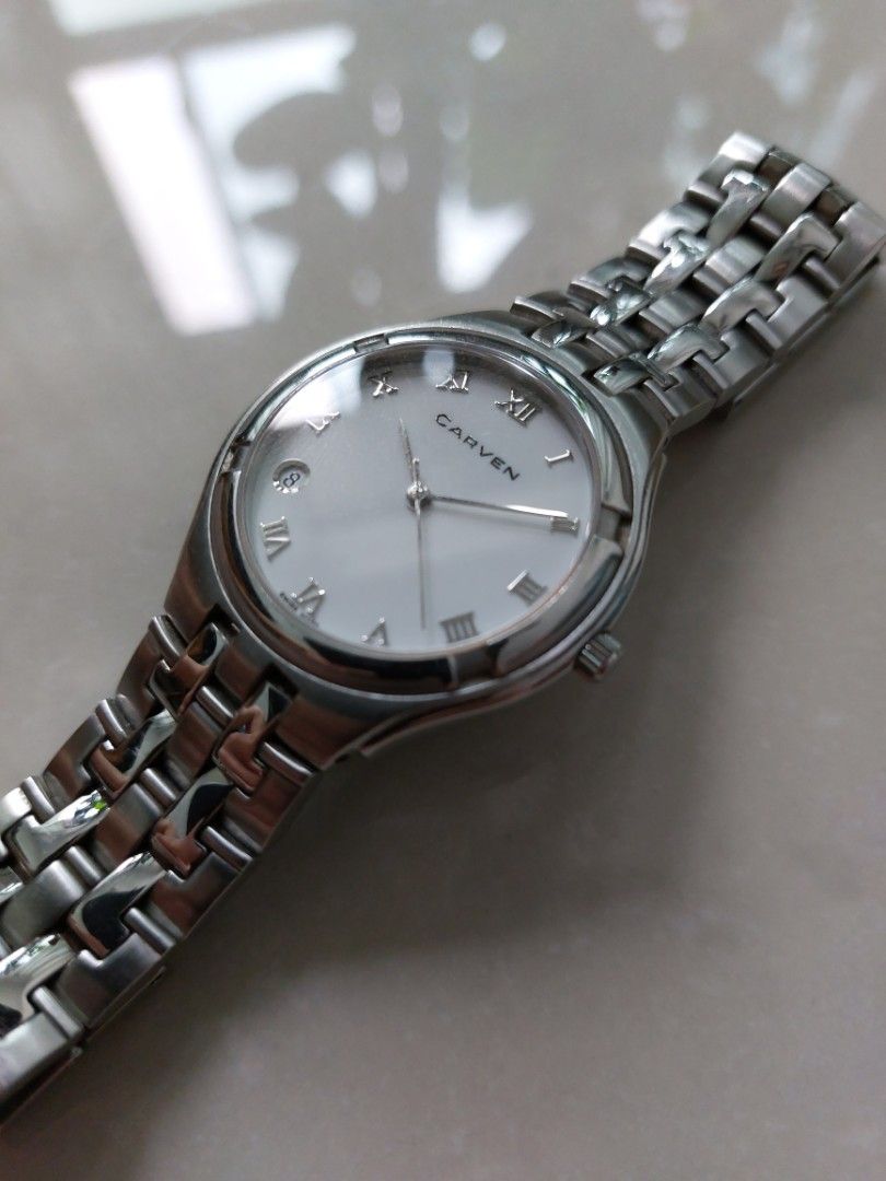 Carven Swiss Made 688 Series Ladies Women Luxury Stainless Steel Watch ...