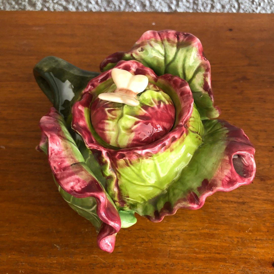 Ceramic Cabbage Teapot, Furniture & Home Living, Home Decor, Other Home ...