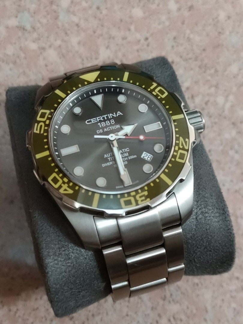 Certina DS Action Titanium Automatic, Luxury, Watches on Carousell