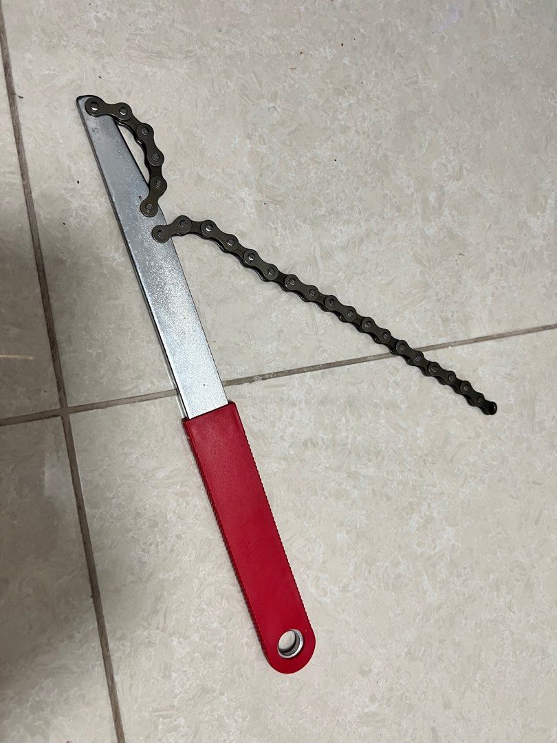Chain whip tool (Cassette / Cogs removal tool) for bicycle, Sports ...