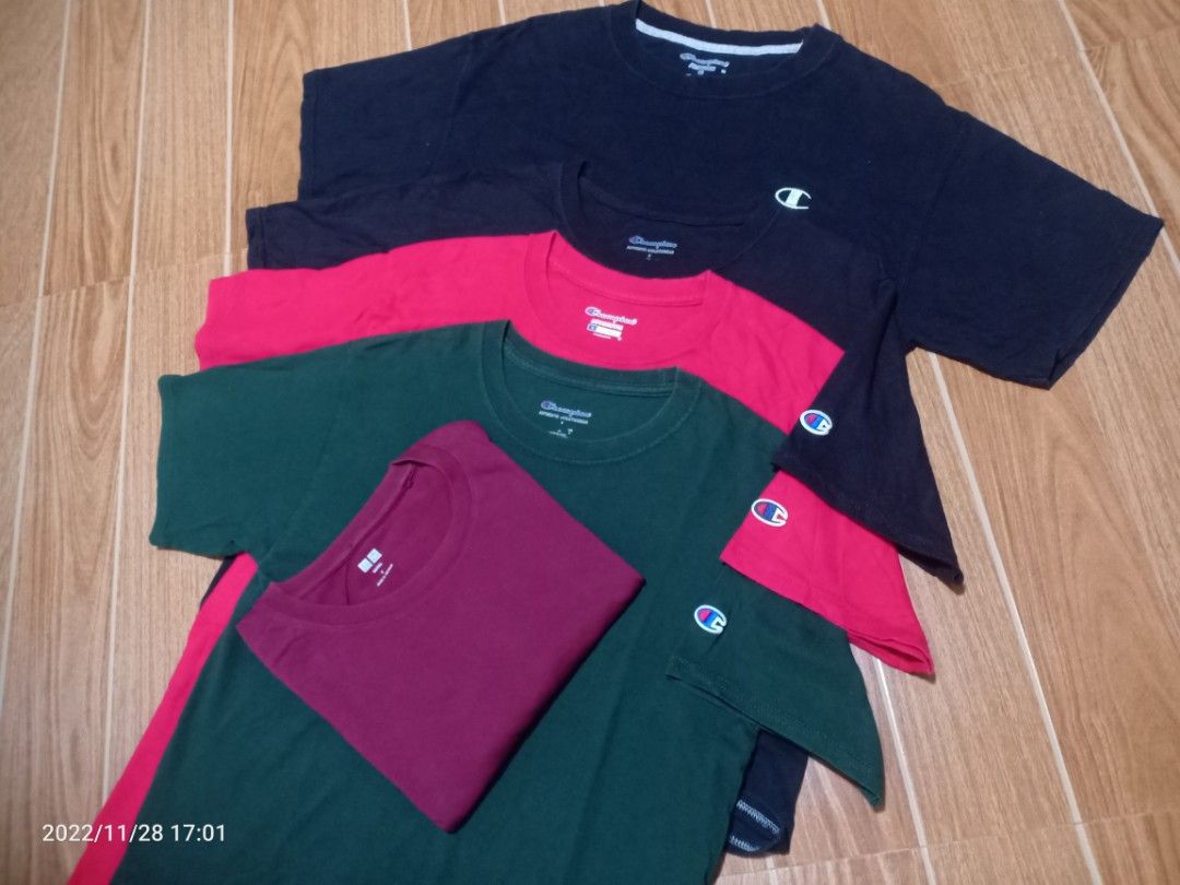 Champion x Uniqlo, Men's Fashion, Tops & Sets, Tshirts & Polo Shirts on ...