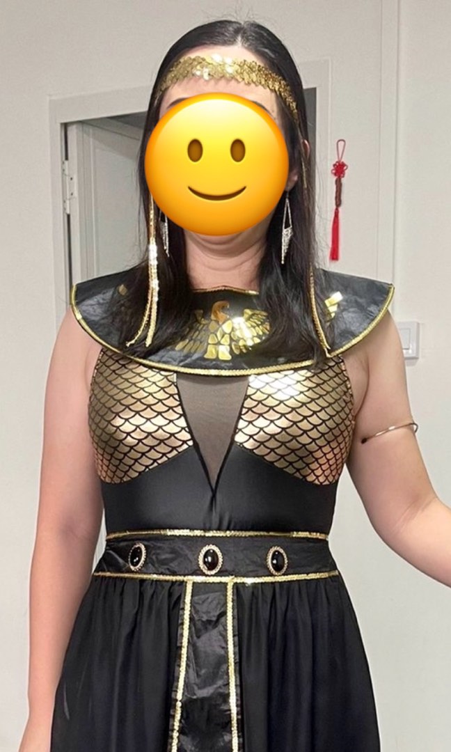Cleopatra Egypt Dress, Women's Fashion, Dresses & Sets, Evening dresses ...