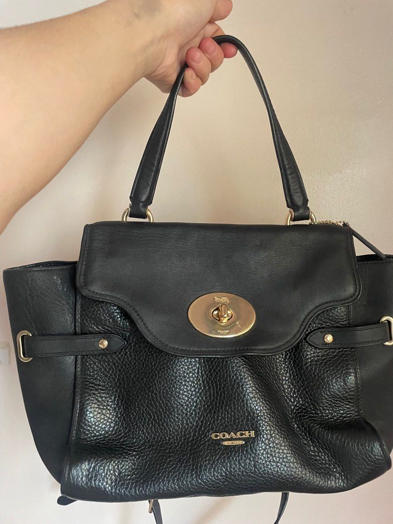 Coach black, Women's Fashion, Bags & Wallets, Cross-body Bags on Carousell