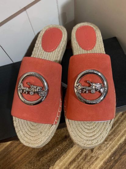 Coach sandals, Women's Fashion, Footwear, Flats & Sandals on Carousell