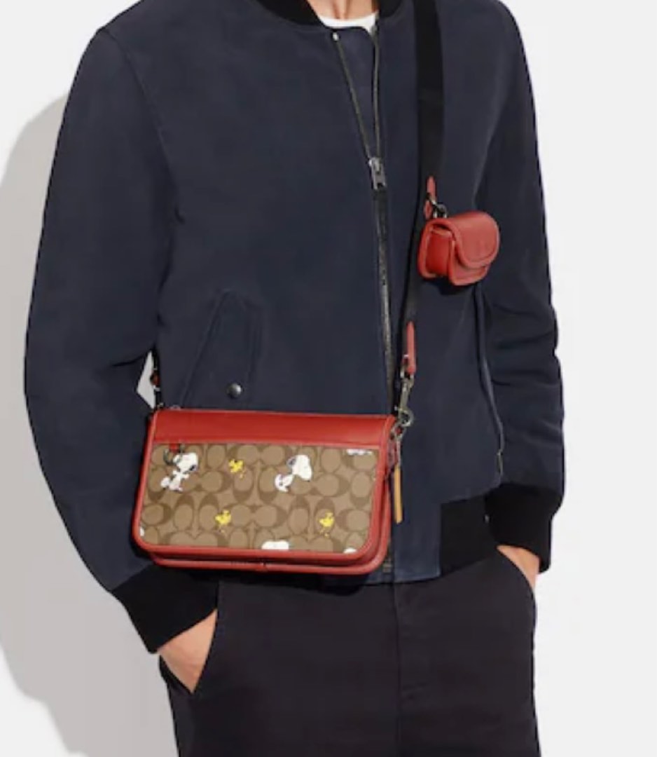 Coach Snoopy 2 In 1 Crossbody Bag, Men's Fashion, Bags, Sling Bags on ...
