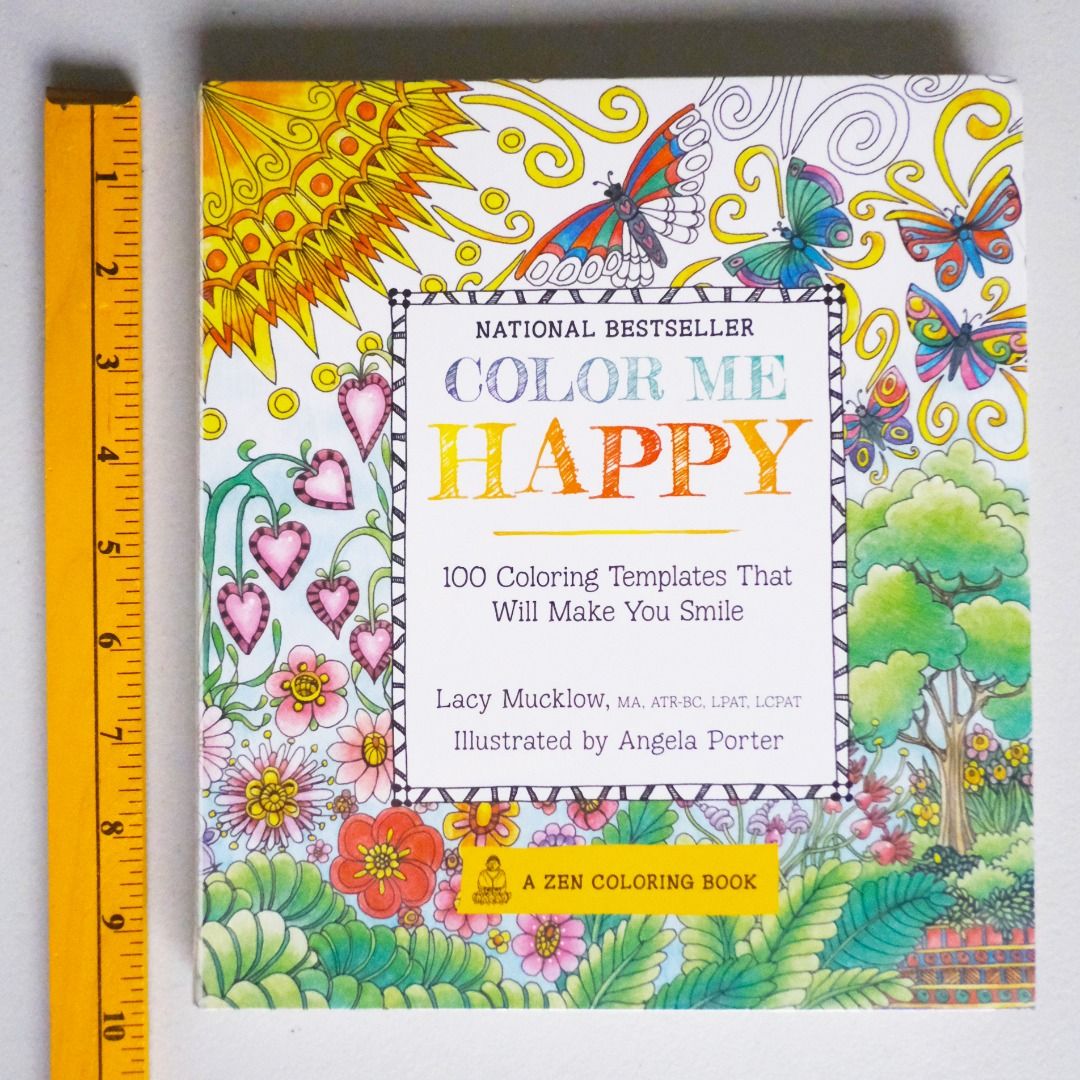 Color Me Happy: 100 Coloring Templates That Will Make You Smile ...