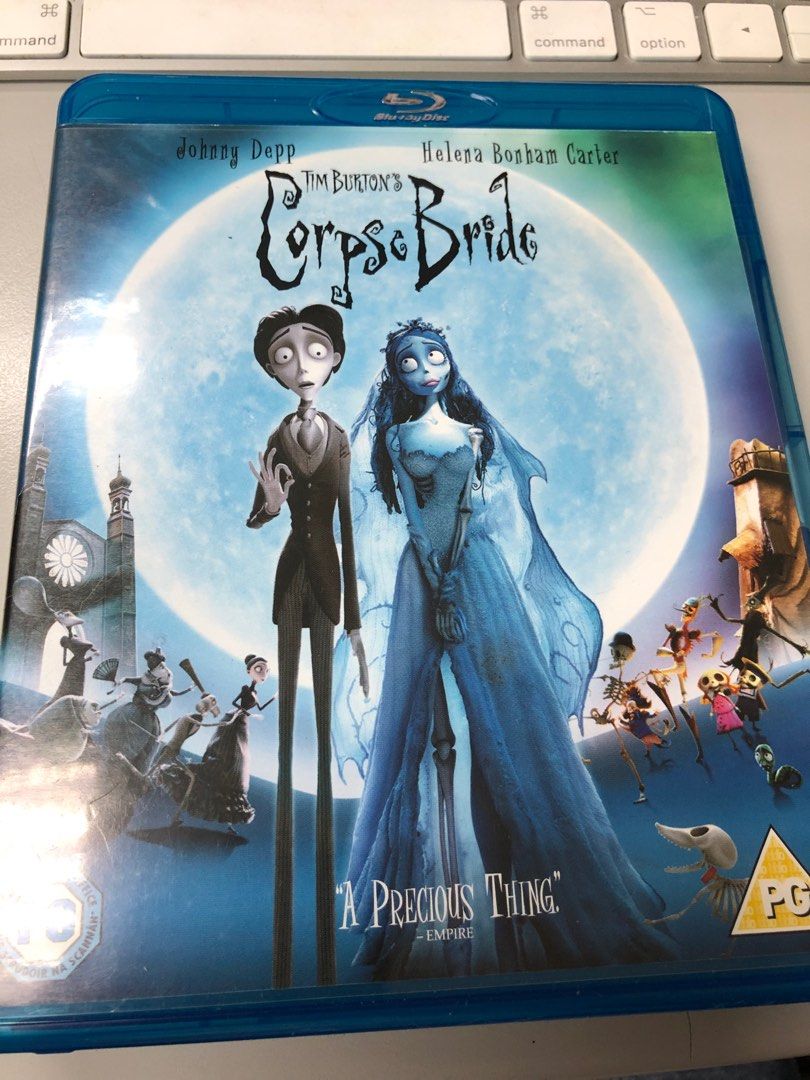 Corpse Bride Blu-ray Tim Burton, 興趣及遊戲, 音樂樂器 & 配件, 音樂與媒體 - CD 及 DVD ...