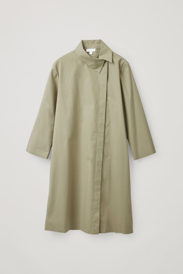 COS asymmetrical collar dress, Women's Fashion, Dresses & Sets, Dresses ...