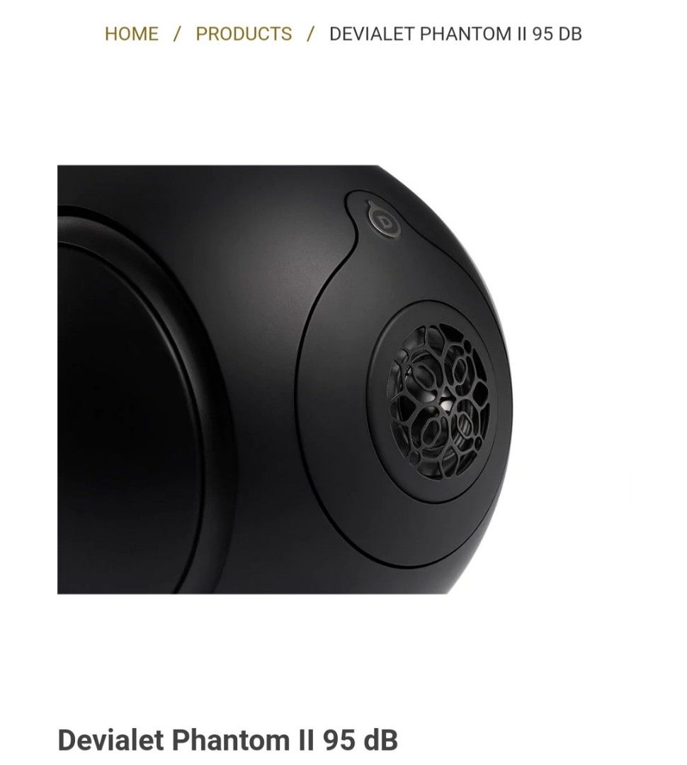 Devialet Phantom II 95db, Audio, Soundbars, Speakers & Amplifiers on Carousell