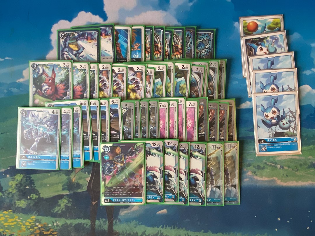 Digimon Blue UlforceVeedron Deck, Hobbies & Toys, Toys & Games on Carousell