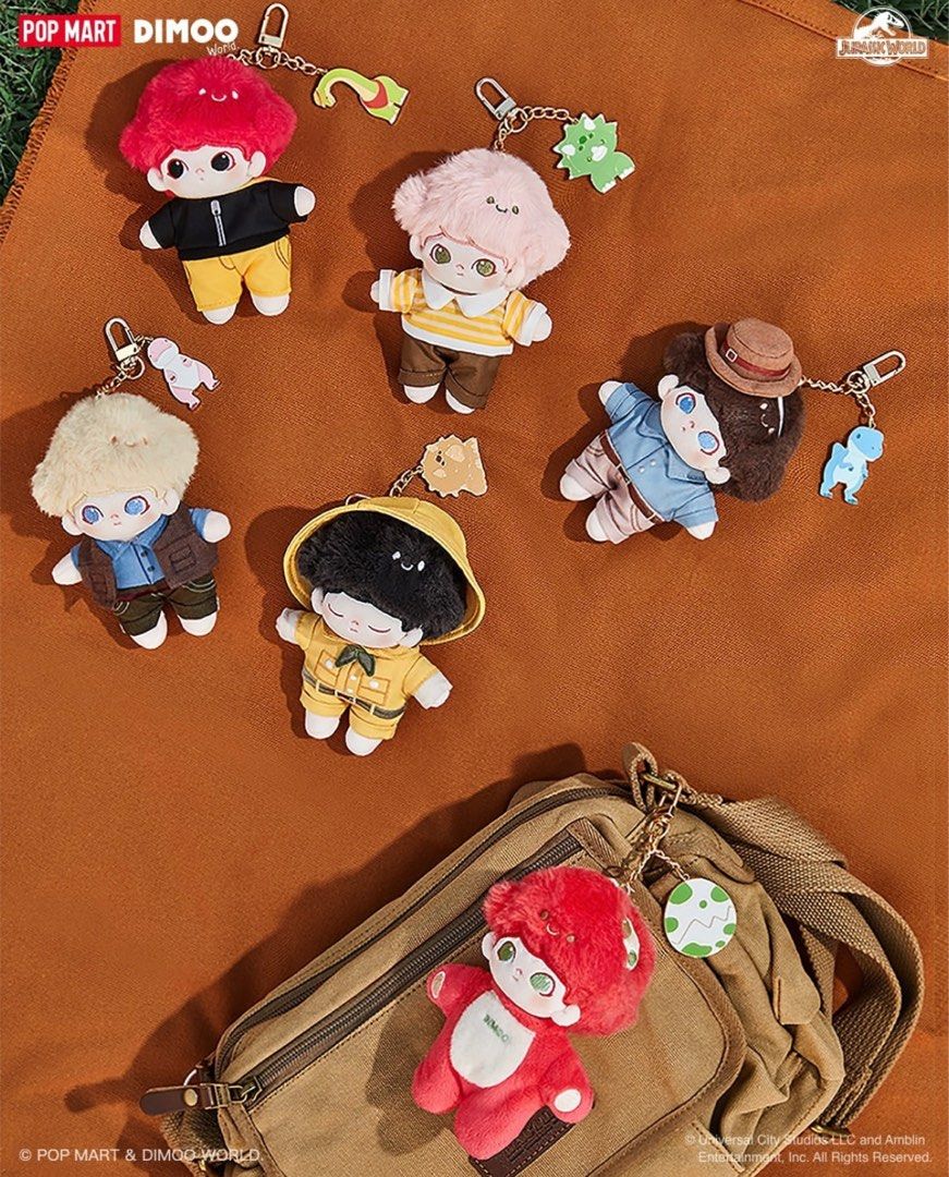 DIMOO Jurassic World Plushie - The Growth Recorder, Hobbies & Toys ...