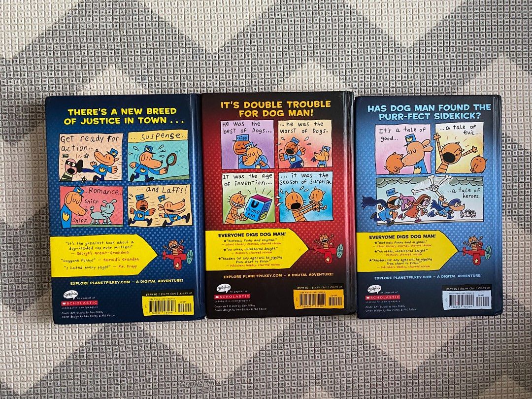 Dog Man Books 1 for $6, Hobbies & Toys, Books & Magazines, Fiction ...