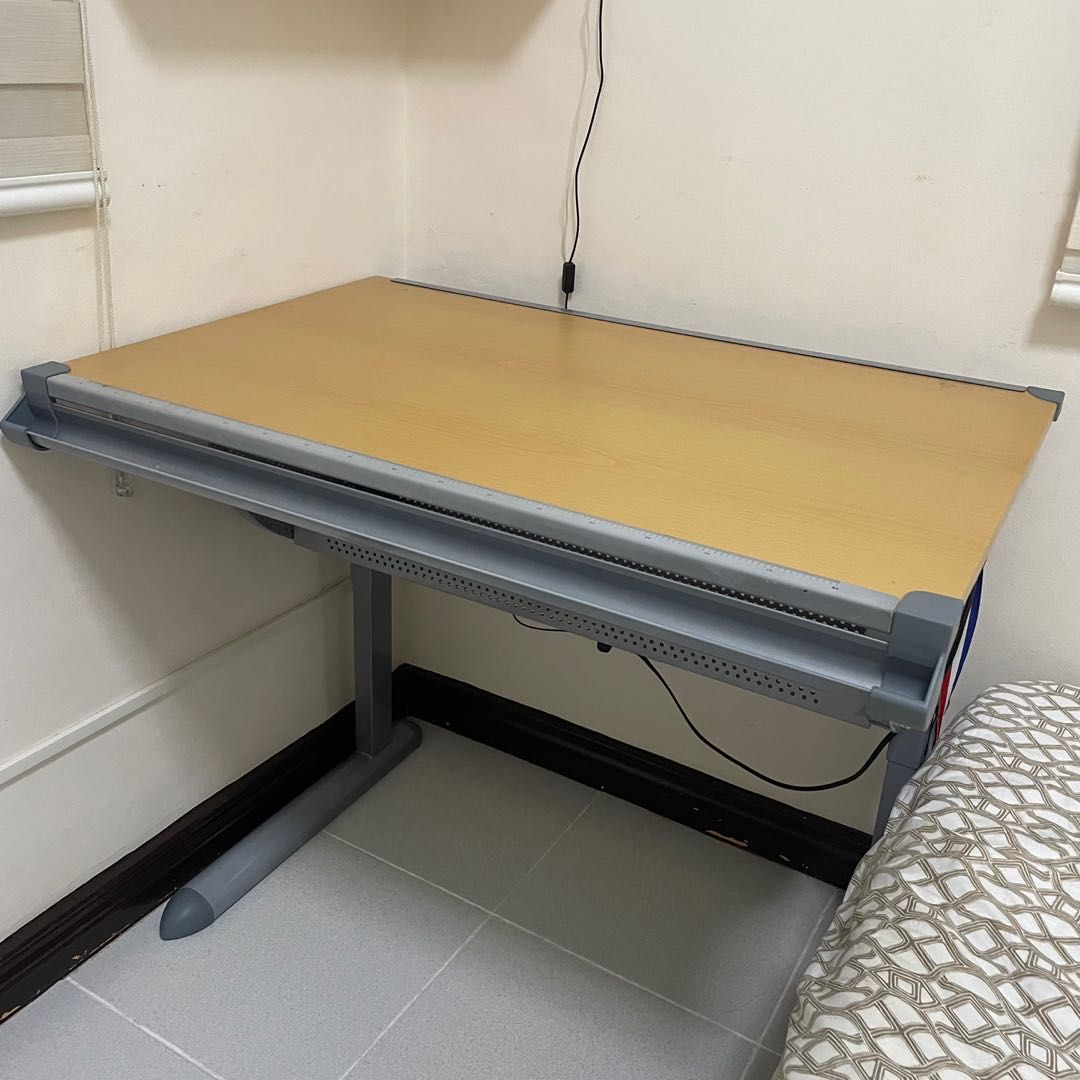 Drafting Table (Manual Lift), Furniture & Home Living, Office Furniture ...