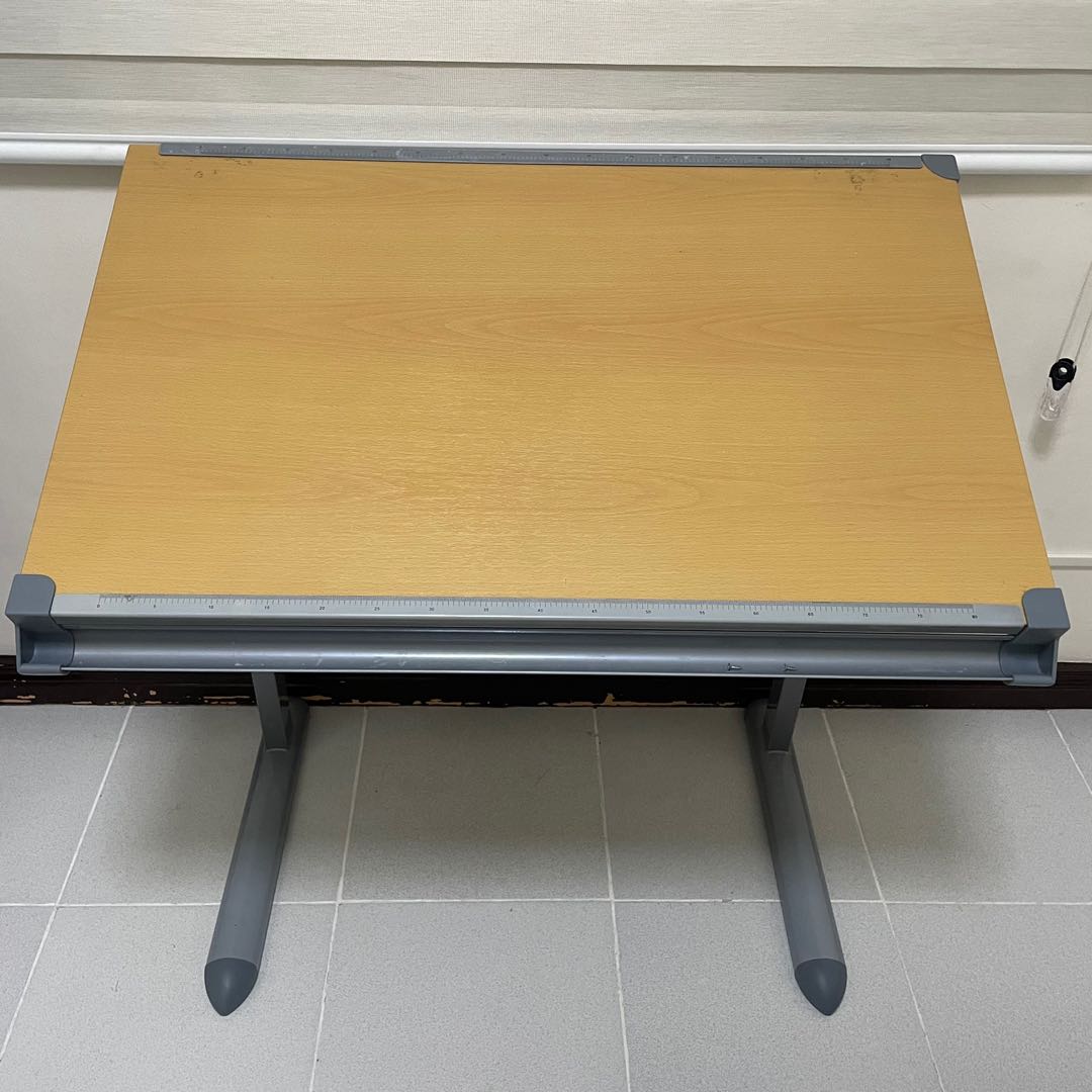 Drafting Table (Manual Lift), Furniture & Home Living, Office Furniture ...