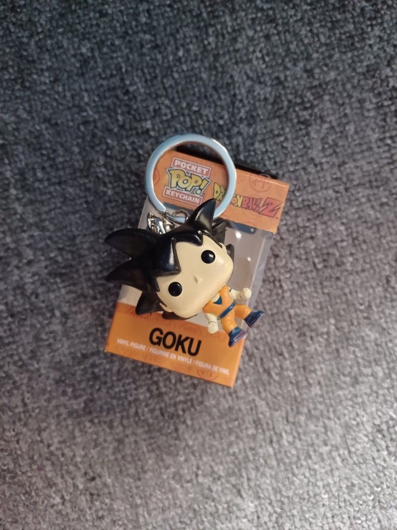 Dragonball Goku funko keychain, Hobbies & Toys, Toys & Games on Carousell