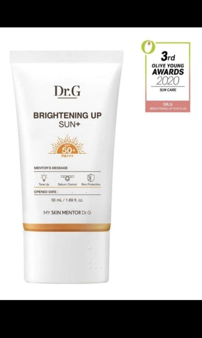 DR.G BRIGHTENING UP SUN+ / SPF 50 PA+++, Beauty & Personal Care, Face ...