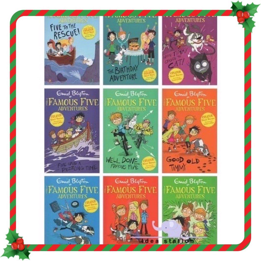 Enid Blyton The Famous Five (9 Books), Hobbies & Toys, Books ...