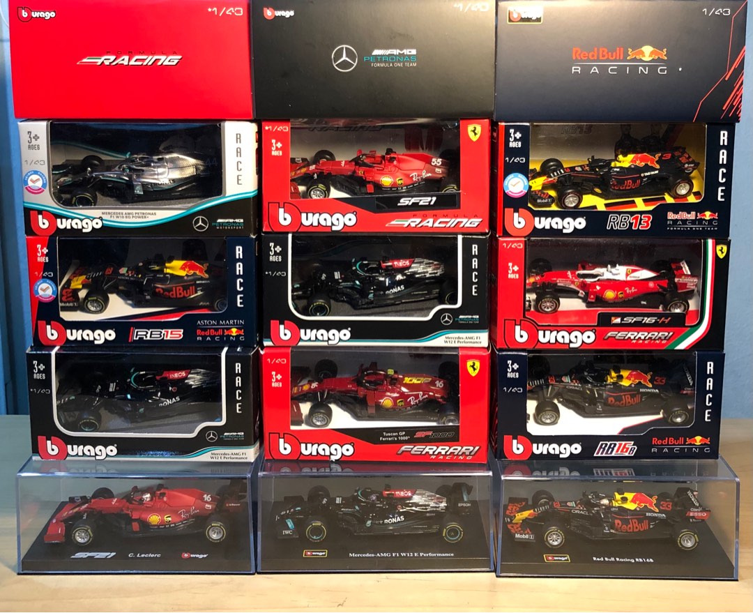 F1 Formula One Diecast Model Scale 1:43 Lewis Hamilton Bottas Mercedes ...