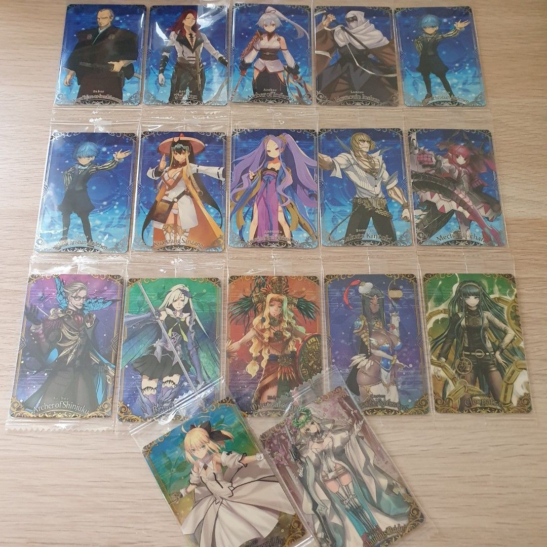 Fate Grand Order Wafer Cards Series 3, Hobbies & Toys, Memorabilia ...