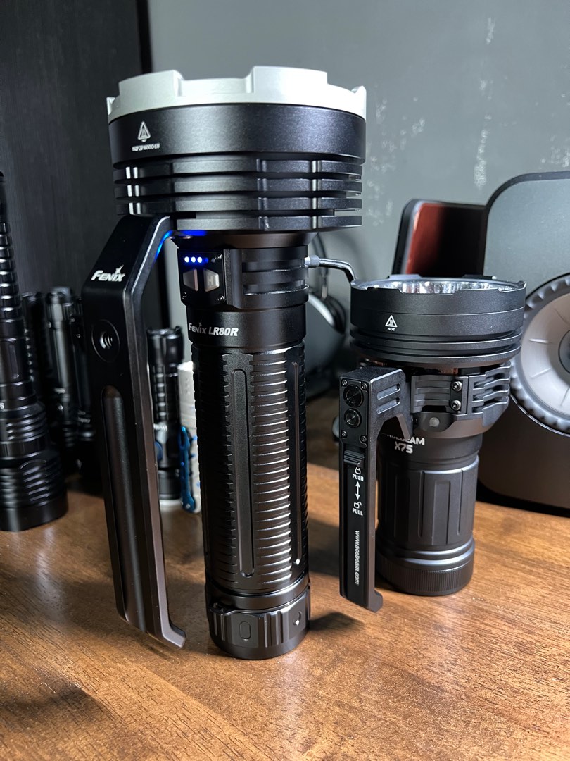 Fenix LR80R 18000 lumen 1.2KM Long Range Thrower Flashlight ...