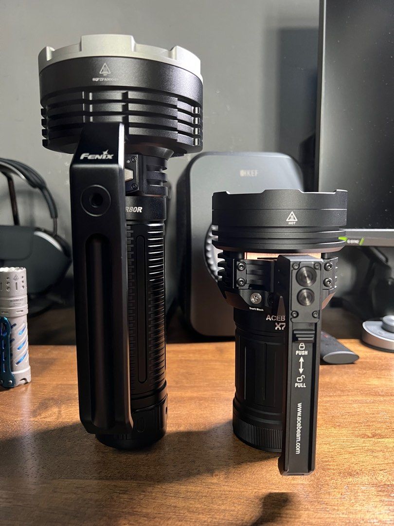 Fenix LR80R 18000 lumen 1.2KM Long Range Thrower Flashlight ...