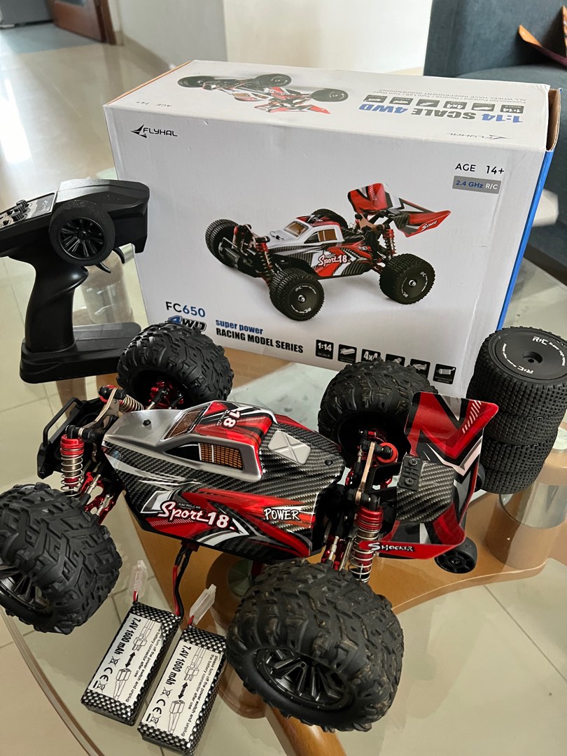 FLYHAL FC650 - 4WD 1:14 2.4ghz Brushless Motor - Buggy RC Car, Hobbies ...
