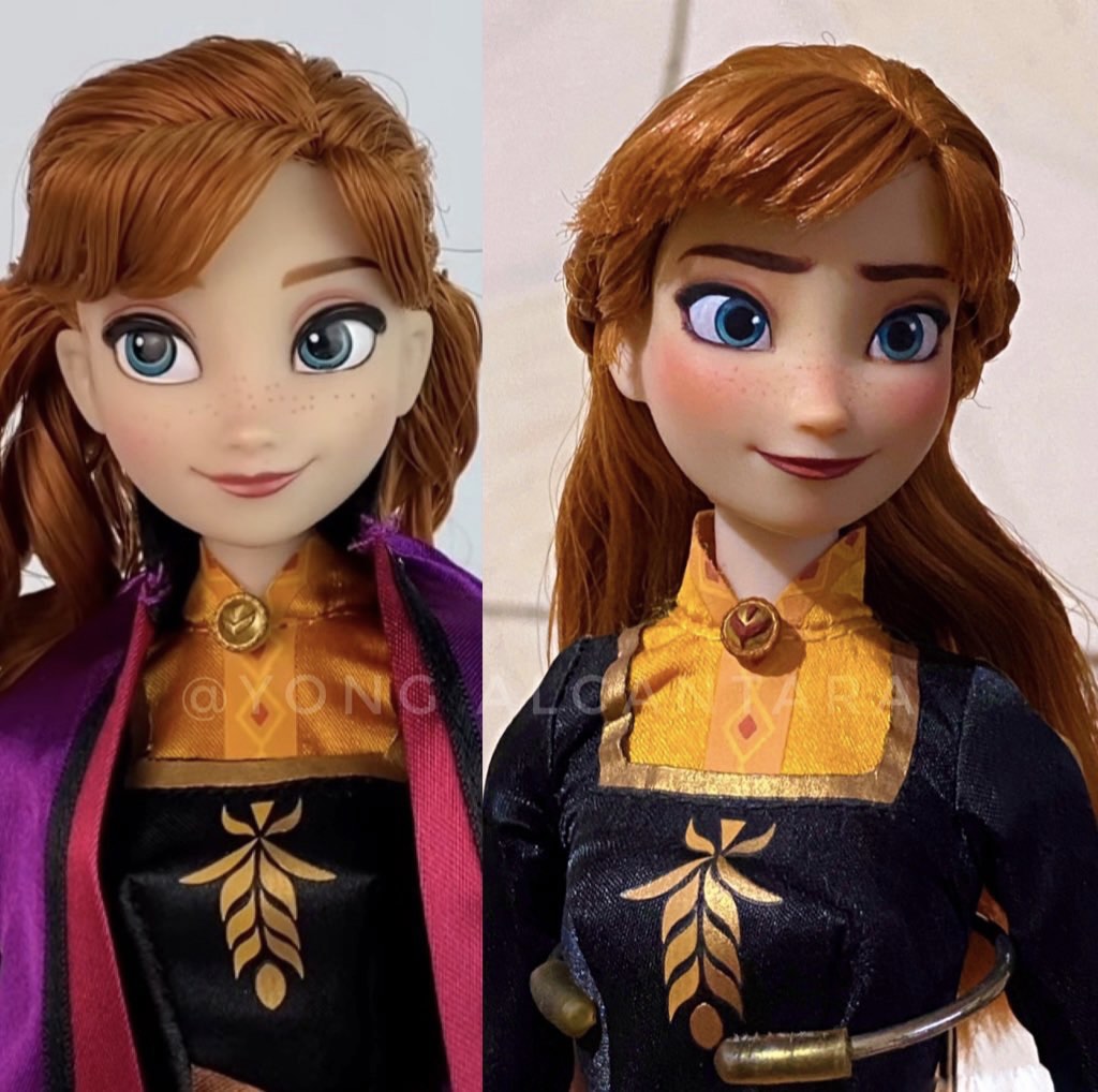 Frozen 2 Anna doll, Hobbies & Toys, Toys & Games on Carousell