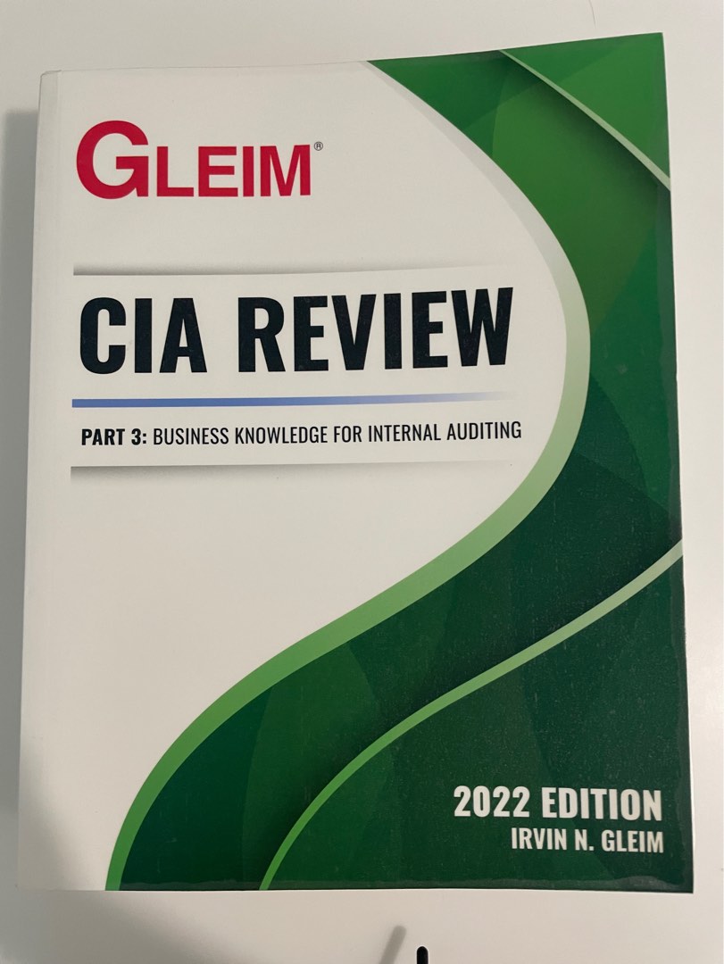 Gleim CIA Review 2022 edition textbook Part 1,2,3, Hobbies & Toys ...