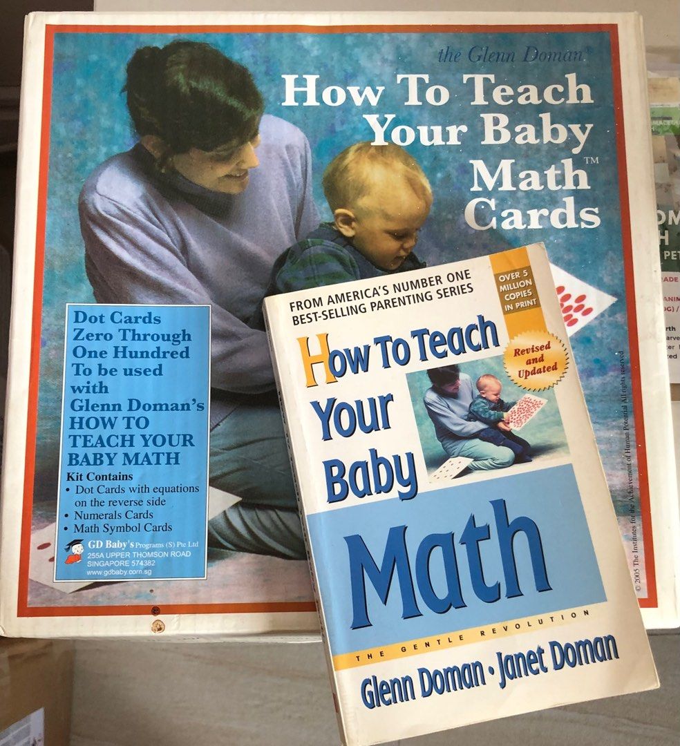 Glenn Doman math set, Hobbies & Toys, Books & Magazines, Children's ...