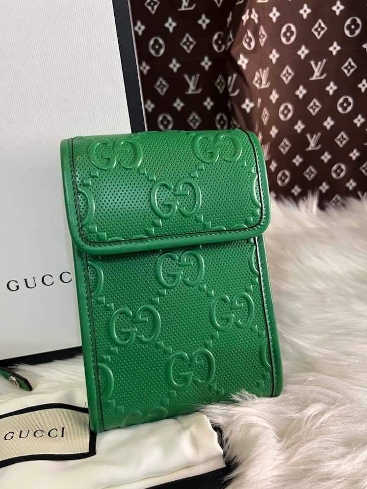 Gucci phone wallet, Luxury, Bags & Wallets on Carousell