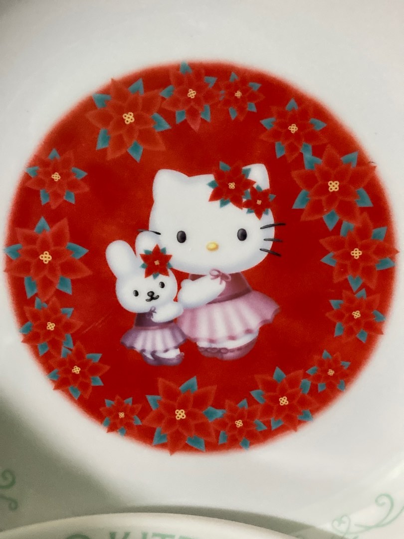 Hello Kitty Rare Dinner Plate, Furniture & Home Living, Kitchenware ...
