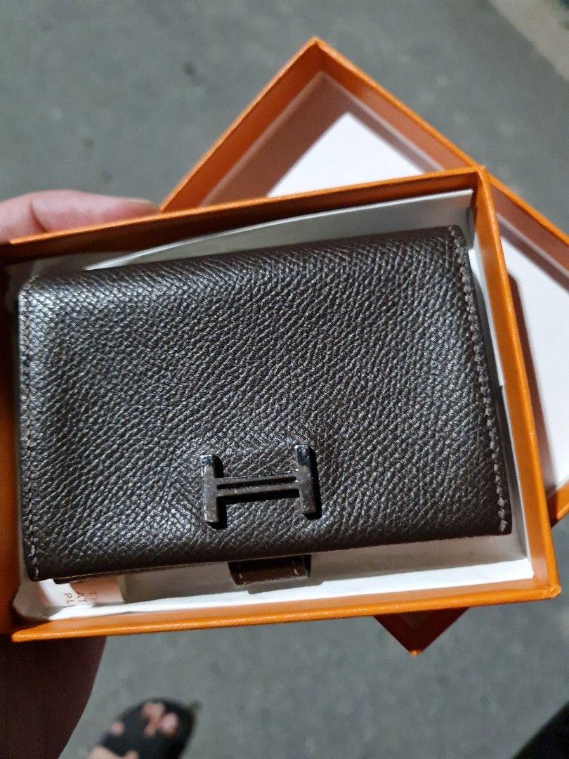 Hermes Bearn Compact Wallet, Luxury, Bags & Wallets on Carousell
