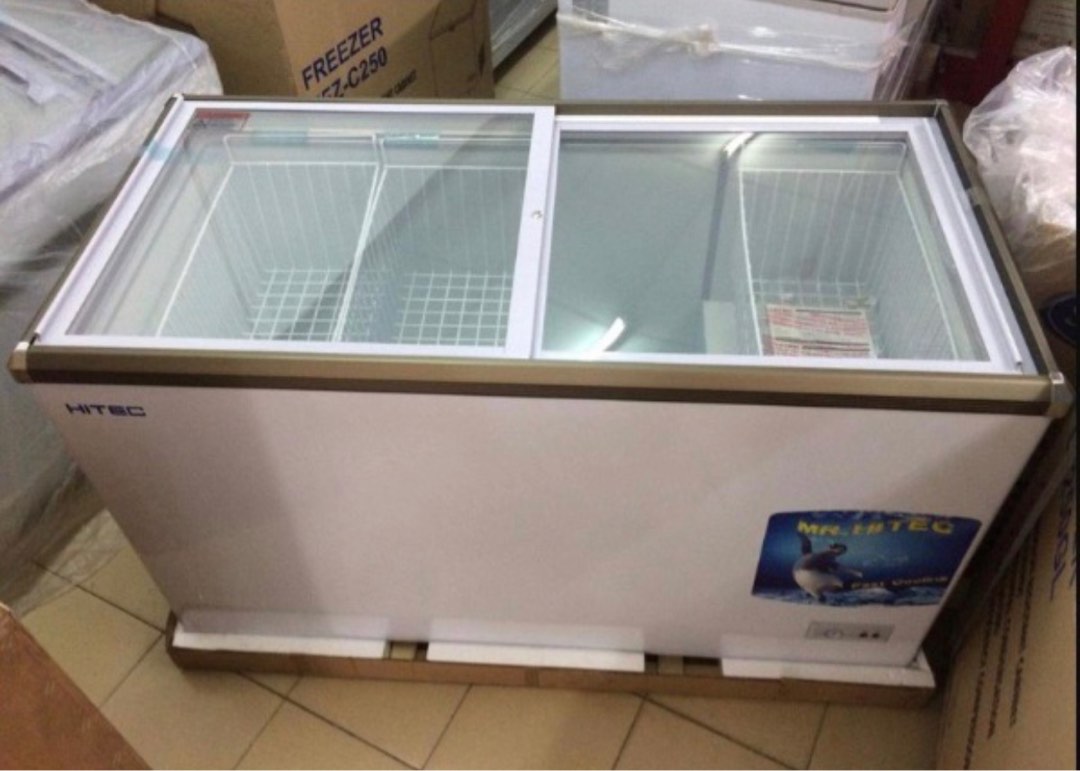 Hitec Glass Top Freezer 450liter, TV & Home Appliances, Kitchen ...