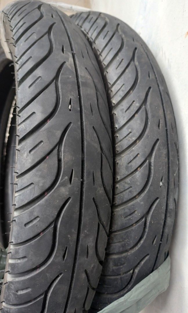 Honda click V2 stock tires, Motorbikes, Motorbike Parts & Accessories ...