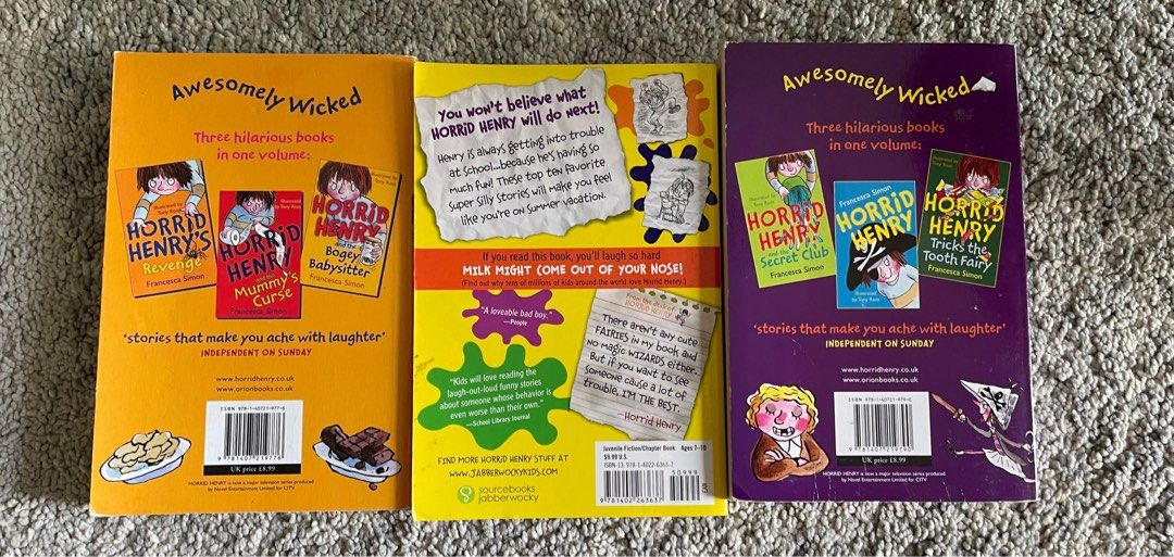 Horrid Henry story book, Hobbies & Toys, Books & Magazines, Children's ...