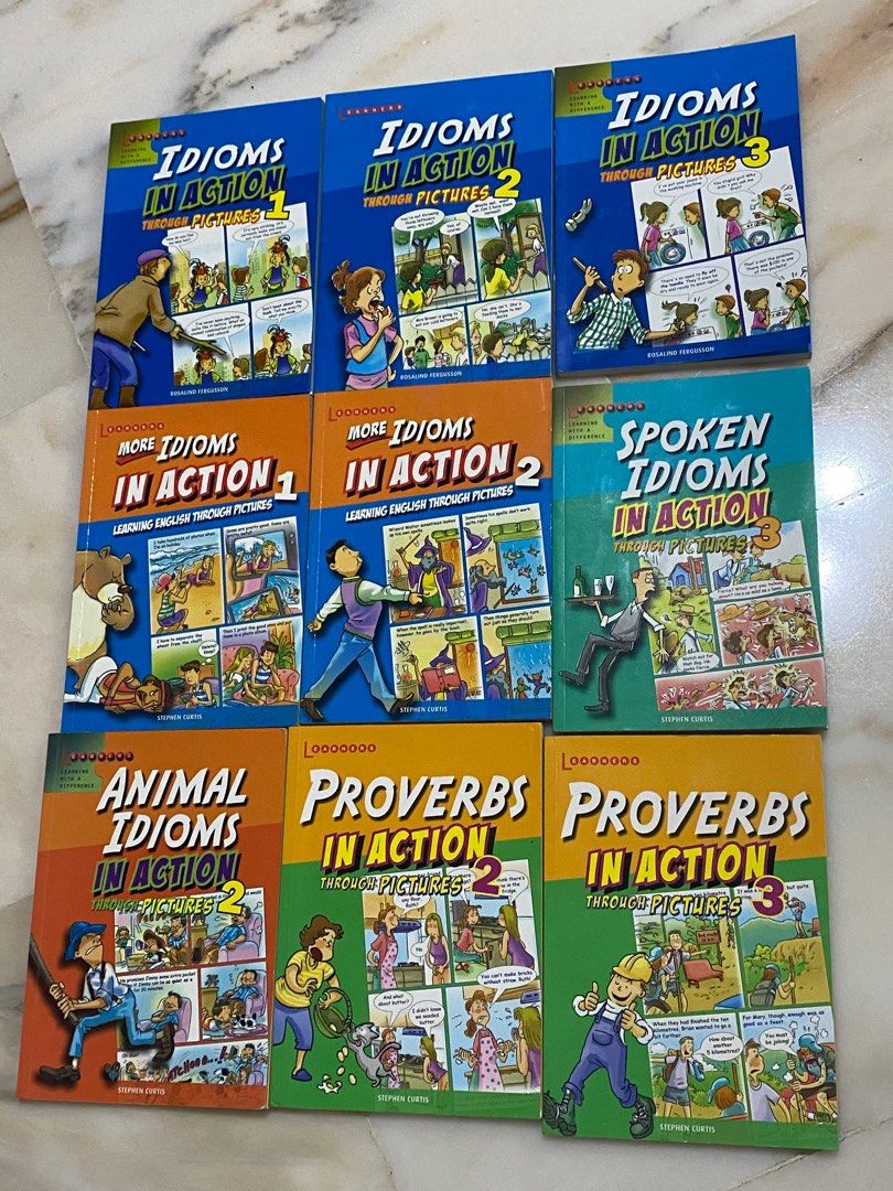 idioms in action/ proverbs in action (good phrases for primary school compo), Hobbies & Toys ...