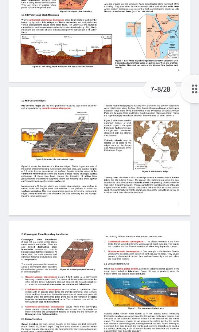 [IP/O LEVELS Upper Sec] Pure Geog Physical Geography Notes, Hobbies ...