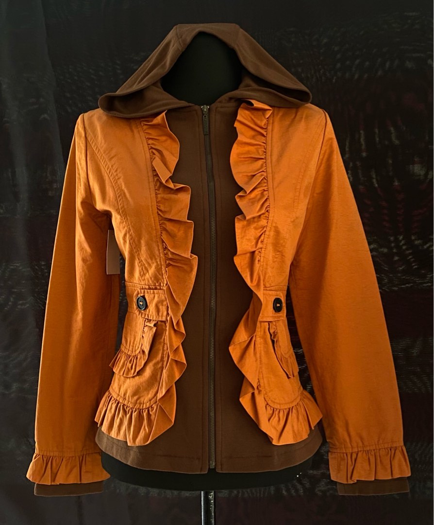 Rust Jacket, Women's Fashion, Coats, Jackets and Outerwear on Carousell