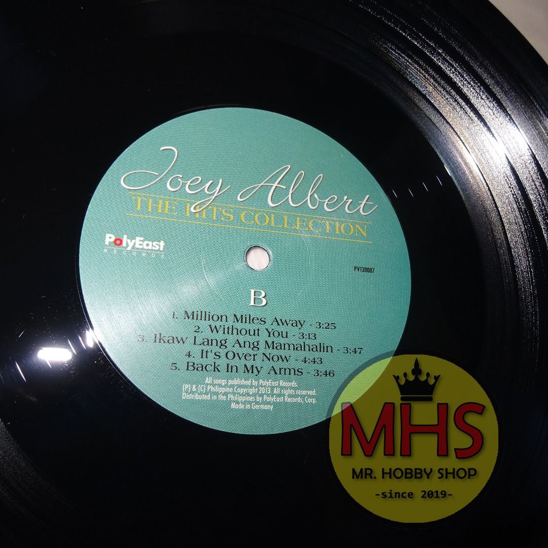 Joey Albert The Hits Collection LP (100% Original Copy), Hobbies & Toys ...