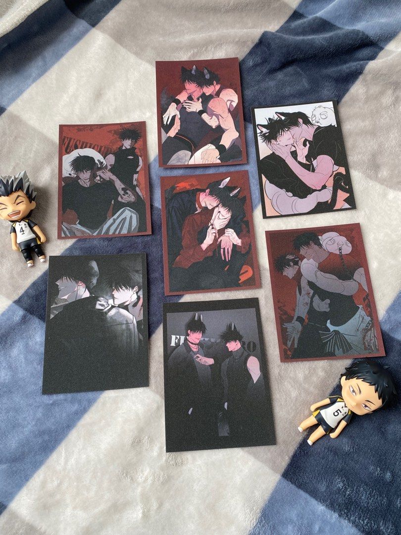 JUJUTSU KAISEN JJK FUSHIGURO TOJI MEGUMI POSTCARD, Hobbies & Toys ...