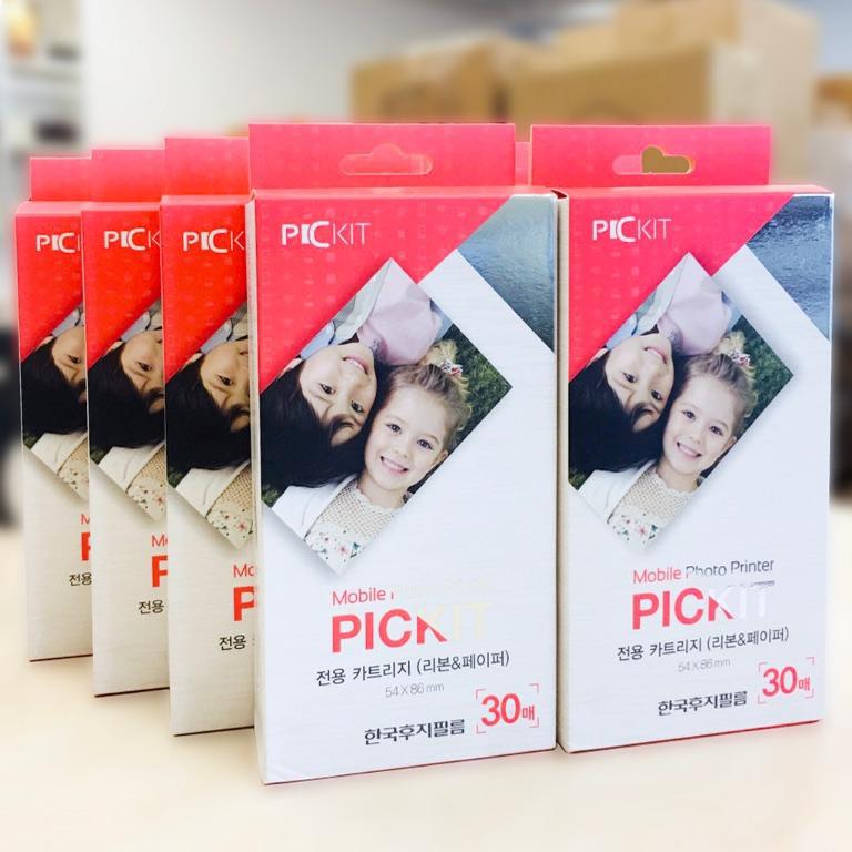 Korea Pickit Photo Printer Paper 30 Sheets, 其他, 其他 - Carousell