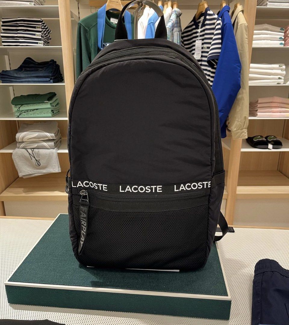 Lacoste Backpack, Men's Fashion, Bags, Backpacks on Carousell