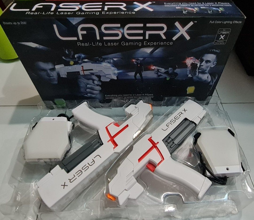 Laser X 2 Player Gun and Receiver set, Hobbies & Toys, Toys & Games on ...