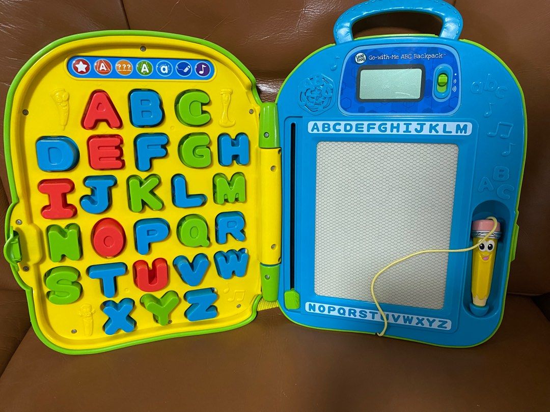 LeapFrog Go-with-Me ABC Backpack, Hobbies & Toys, Toys & Games on Carousell