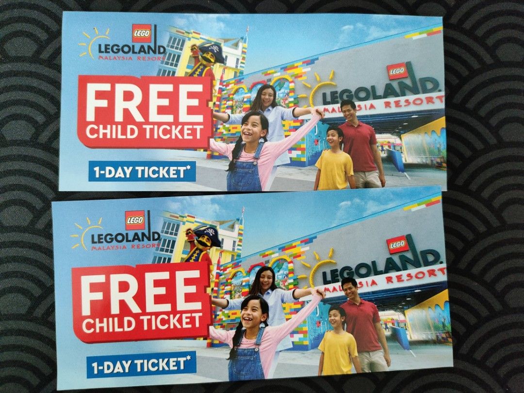 Legoland child ticket, Tickets & Vouchers, Local Attractions ...