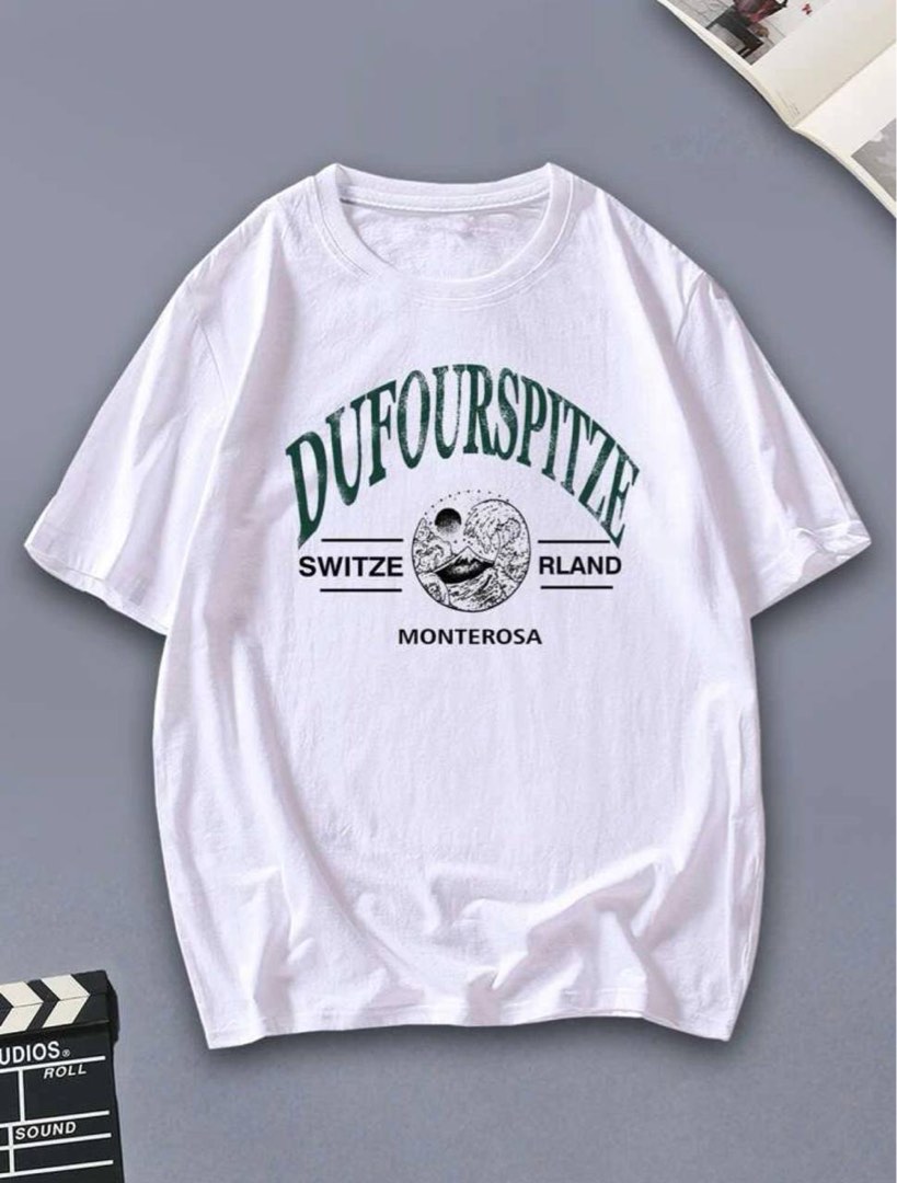 letter graphite tee, Men's Fashion, Tops & Sets, Tshirts & Polo Shirts ...