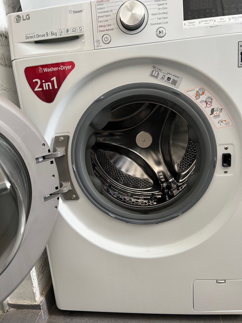 LG 2 in 1 washer and Dryer FV1409H3W (5 year warranty), TV & Home Appliances, Washing Machines ...
