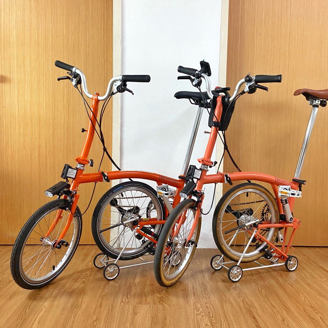 Light Weight Alu Rack Silver 80mm Ezwheel Eazy Wheel for Brompton ...