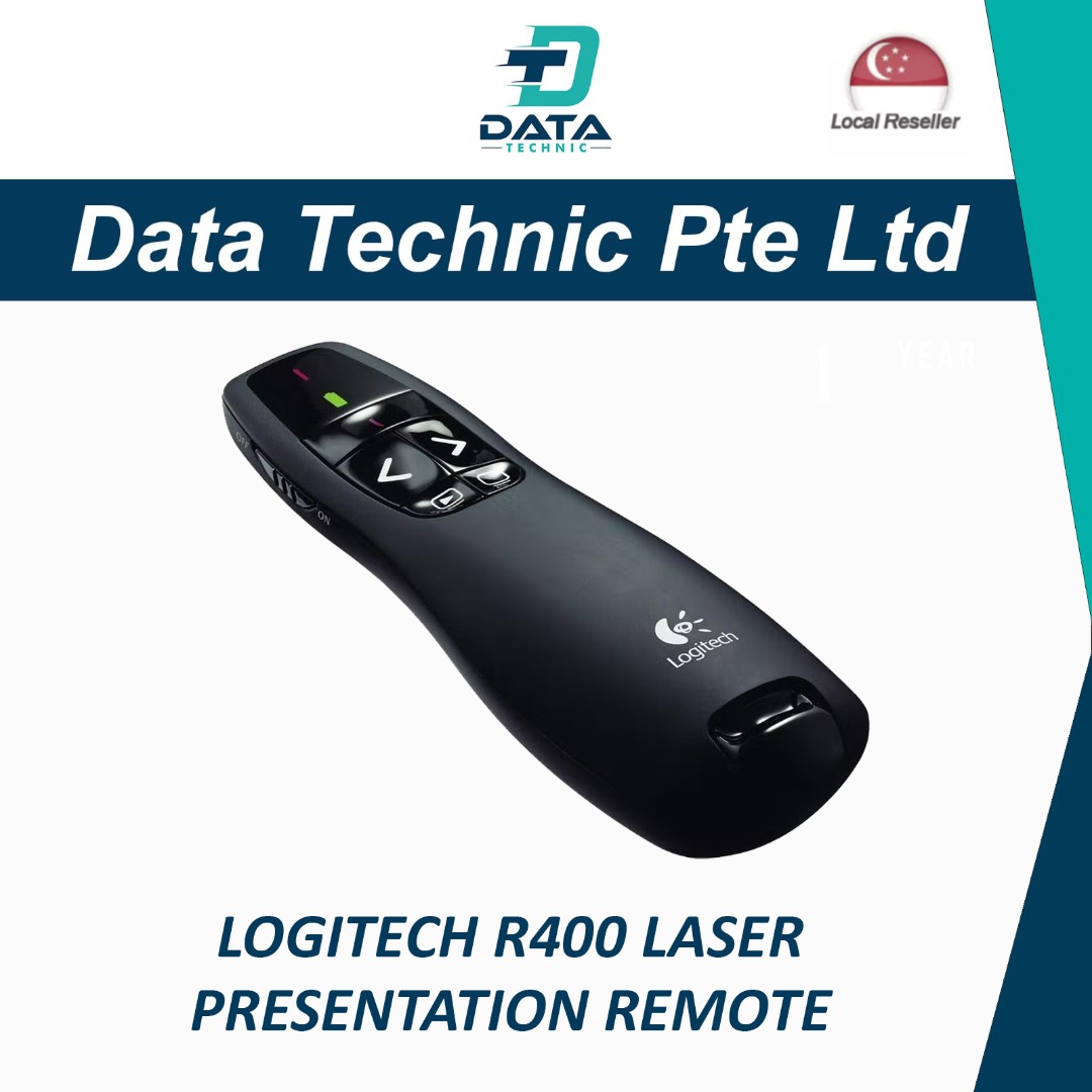 LOGITECH R400 LASER PRESENTATION REMOTE, Computers & Tech, Parts ...